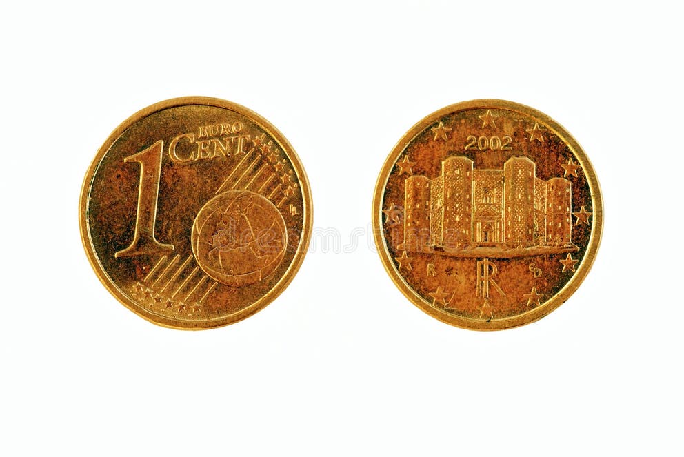 One Euro cent - both sides stock image. Image of currency - 15868513