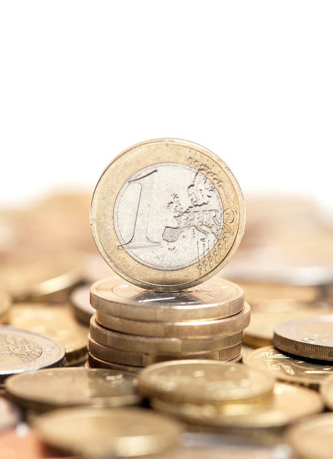 One Euro coin from France stock photo. Image of business - 36255150