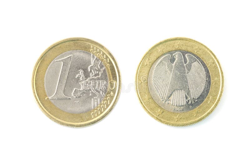Front Back One Euro Coin Stock Photos - Free & Royalty-Free Stock ...