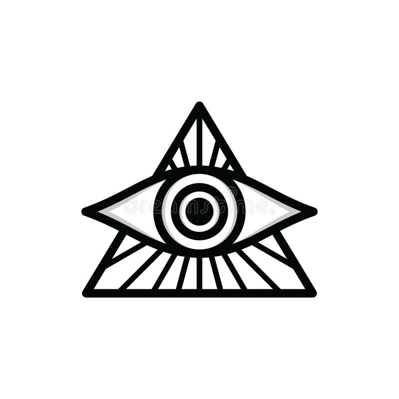 One Eye Sign Symbol Logo Logotype Stock Vector - Illustration of ...
