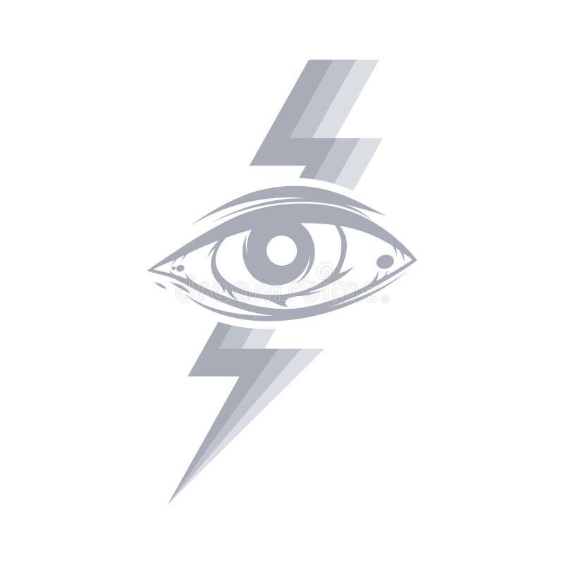 One Eye Theme Sign Template Stock Vector - Illustration of rebellion ...