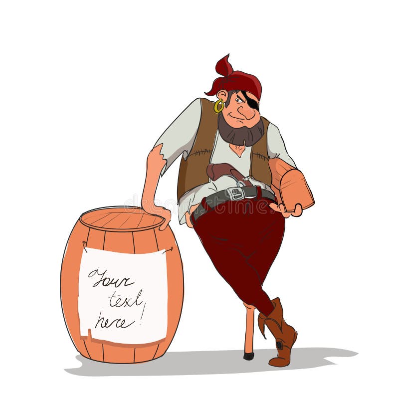 One Legged Pirate Stock Illustrations – 68 One Legged Pirate Stock ...