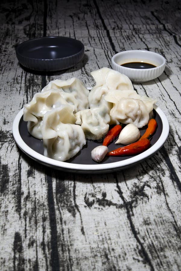 The Chinese Famous Food Dumplings Stock Photo - Image of flat, cook ...
