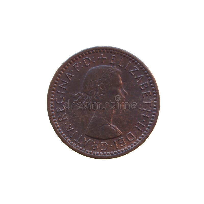 One farthing coin editorial photo. Image of english, sell - 70805116
