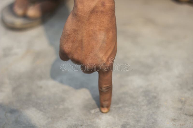 One Hand Down and the Other Hands on Top of that Hand Together Stock ...