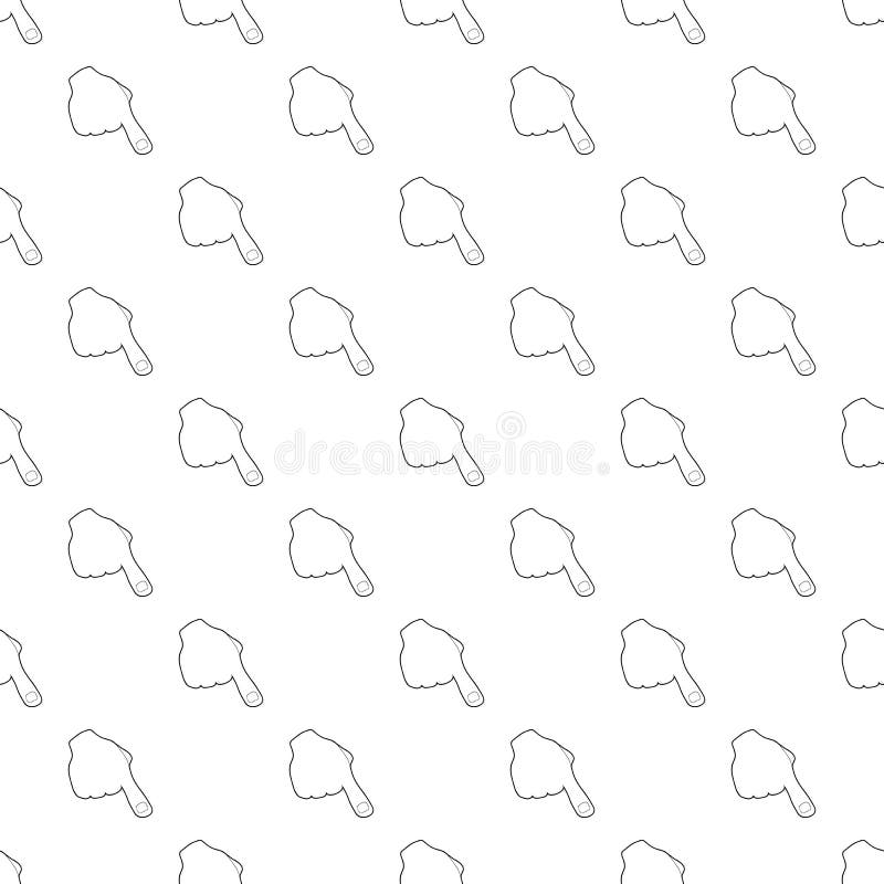 Finger pattern seamless stock vector. Illustration of gesturing - 101477479