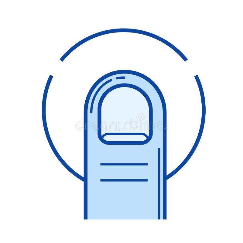 One Finger Click Line Drawing Stock Illustrations – 247 One Finger ...