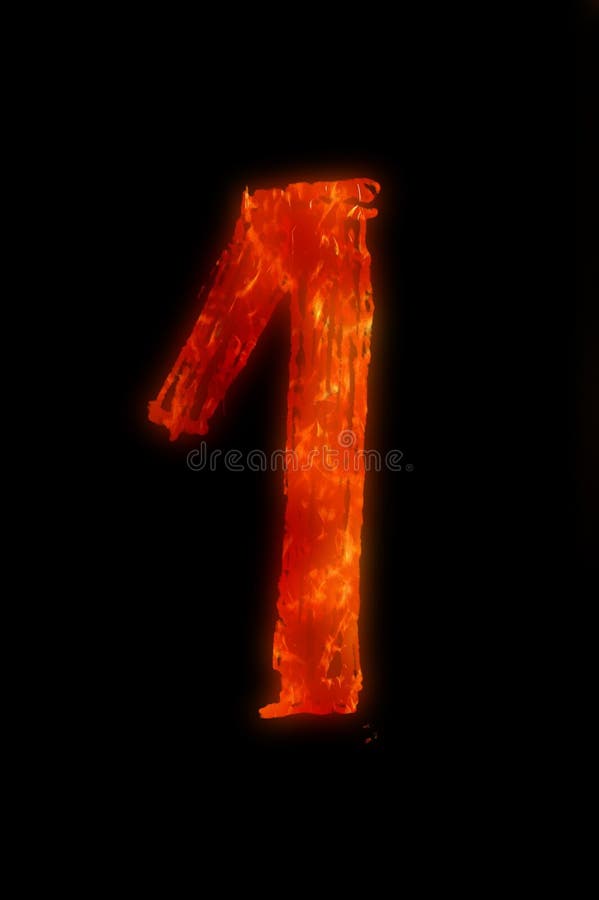 Number One Fiery Red Stock Illustrations – 54 Number One Fiery Red ...