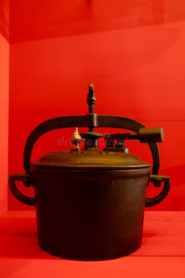 One of the Firsts Pressure Cookers Stock Image - Image of kitchenware ...
