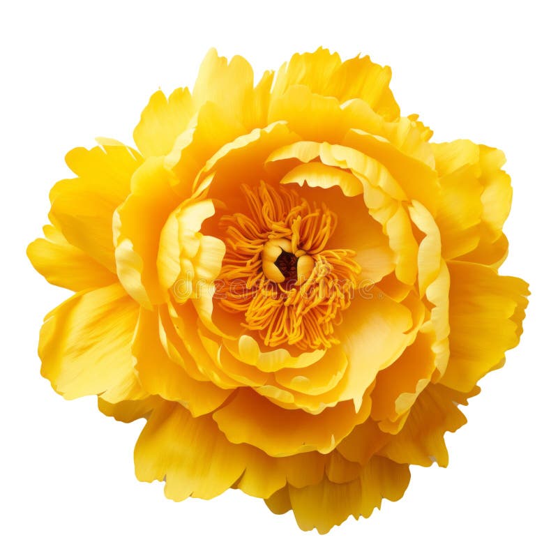 One Flower on Transparent Background Stock Image - Image of flower ...