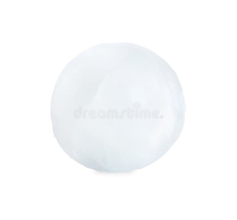 Frozen Ball of Ice Large Hail Storm Melting and Dripping after Storm in ...