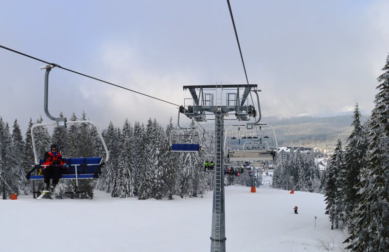Funicular on a Mountain Trail Editorial Image - Image of funicular ...