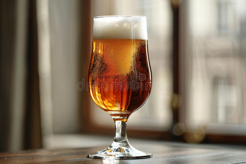 One Glass of Beer on Pure White, High Quality, High Resolution Stock ...