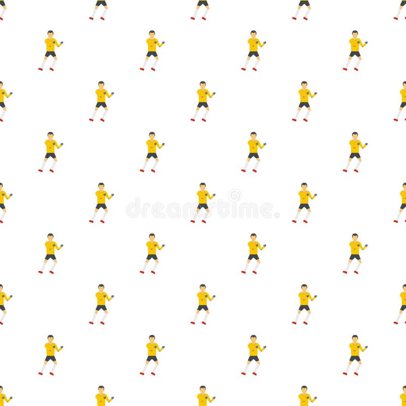 One Goalkeeper Pattern Seamless Vector Stock Vector - Illustration of ...