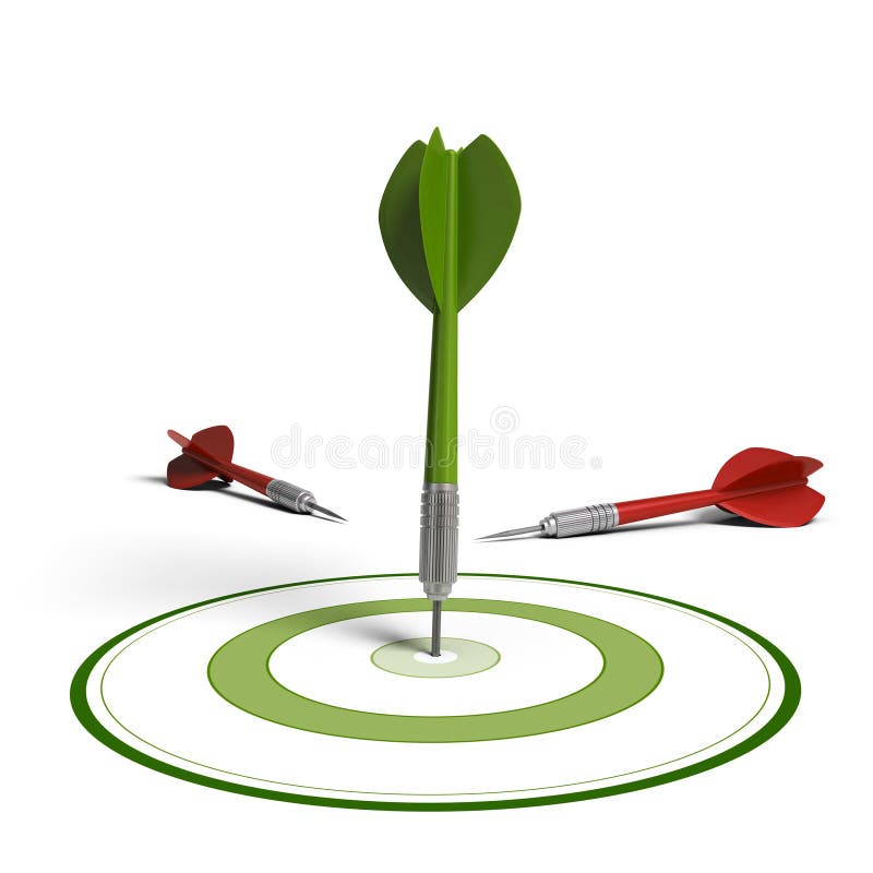 Market Targeting Concept, Improving Results Stock Illustration ... Market Targeting Concept, Improving Results Stock Illustration ...