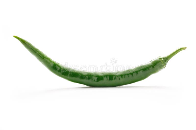 One green chilly pepper stock photo. Image of chilli - 17908188