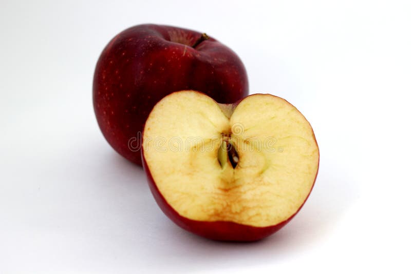 One and half apples stock photo. Image of juicy, nature - 52560016