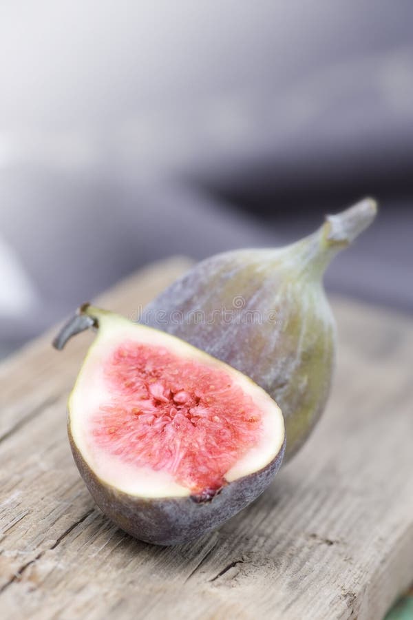One and a half fresh figs stock image. Image of rustic - 13990163