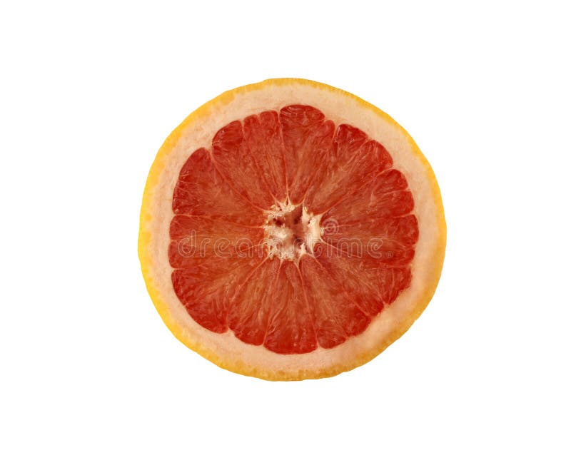 One half of grapefruit. stock photo. Image of close - 122356368