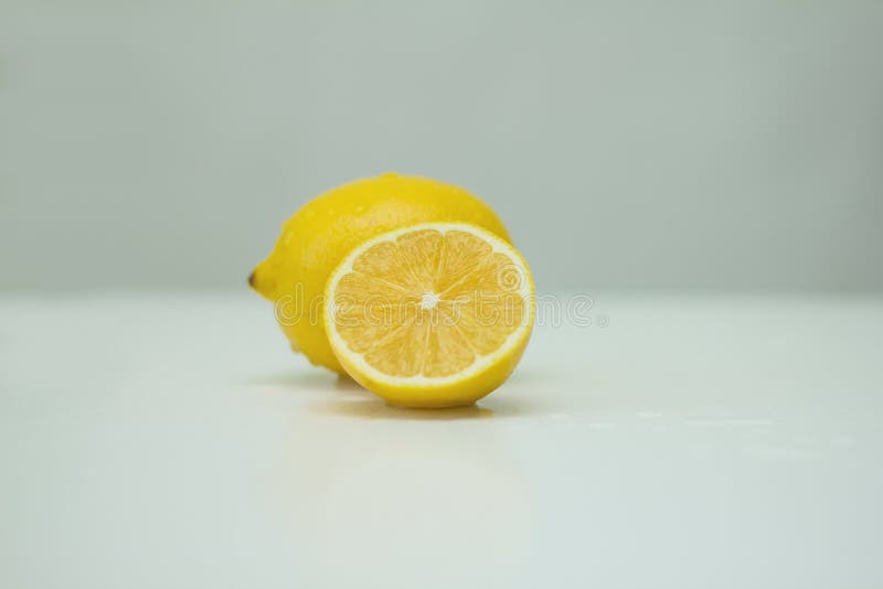 One and half of lemon stock image. Image of prevention - 49175877