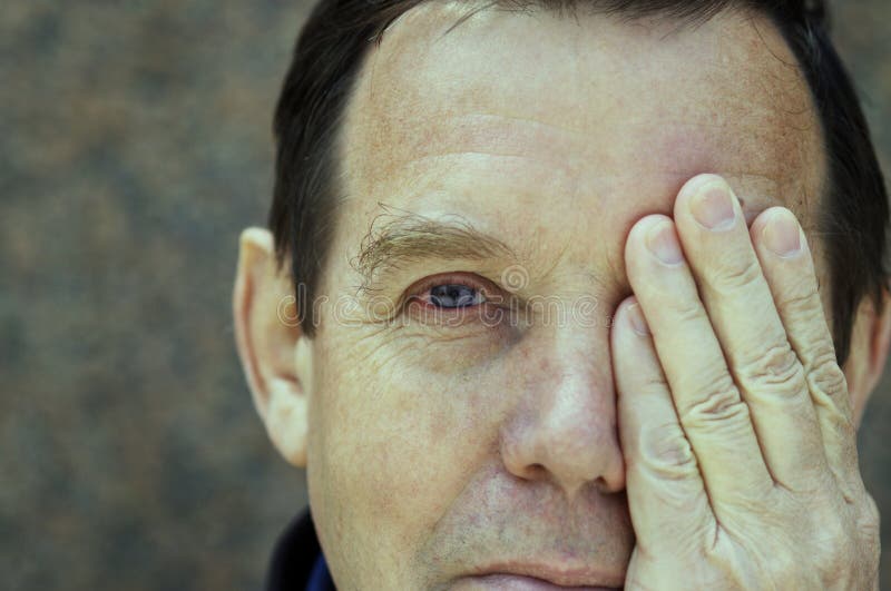 On the one hand stock image. Image of cover, close, hand - 808659