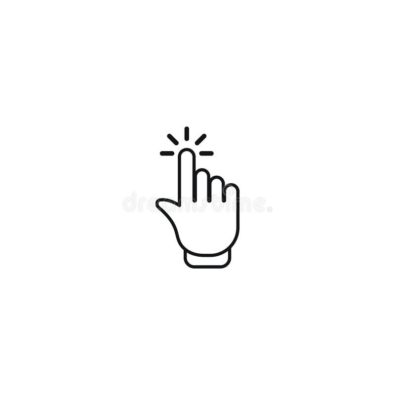 Finger Computer Click Logo Stock Illustrations – 4,685 Finger Computer ...