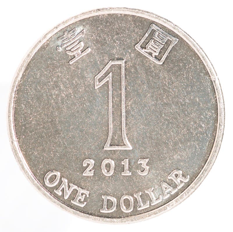 One Hong Kong dolla stock photo. Image of finance, reverse - 88277034