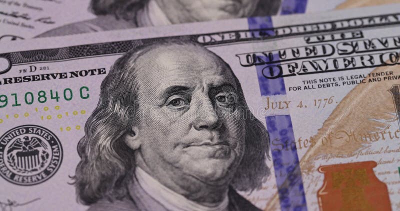 One Hundred American Dollars Close-up Stock Video - Video of benjamin ... One Hundred American Dollars Close-up Stock Video - Video of benjamin ...