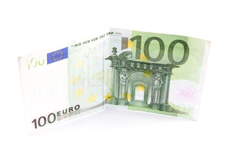 Two Sides of 100 Euro Banknote Stock Photo - Image of backgrounds, euro ...