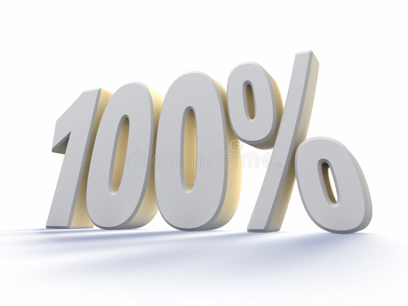 100 Percent Arrows in Targets Perfect Score Stock Illustration ...