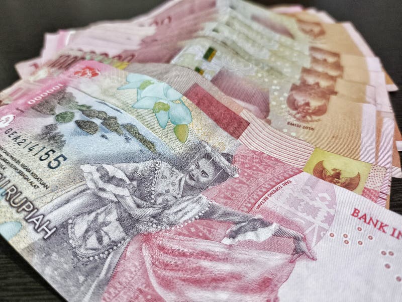 One Hundred Thousand Rupiah from Indonesia Stock Image - Image of ...