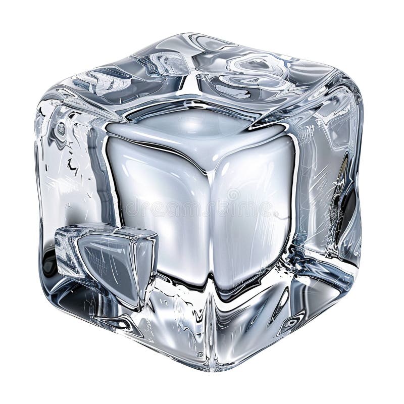 Ice Cube on White Background Stock Photo - Image of white, cubes: 329178560