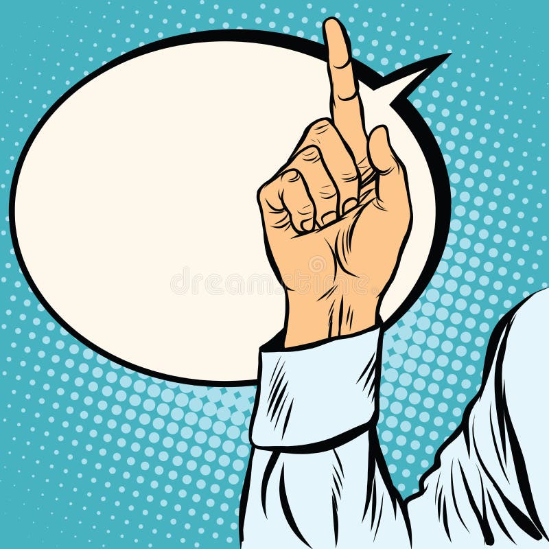 One Finger Cartoon Stock Illustrations – 9,775 One Finger Cartoon Stock ...