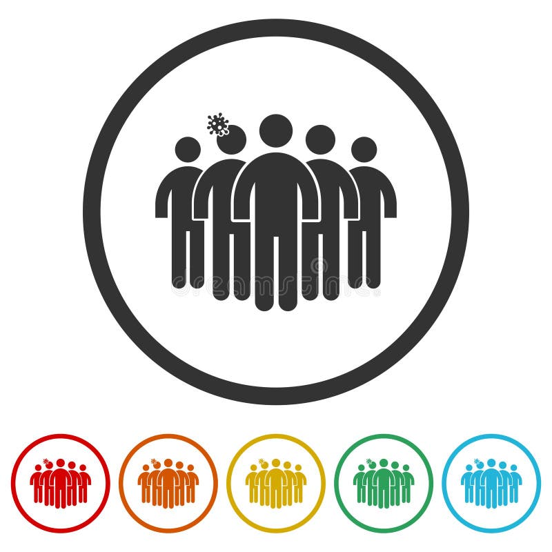 Group of Ring Binders and Paper Tablet Stock Illustration ...