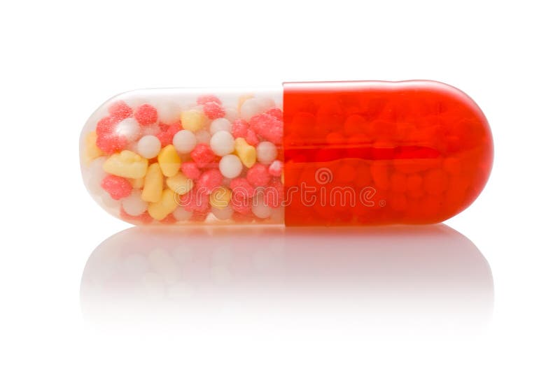 Isolated Pill Gel Supplement Capsules Stock Photo - Image of white ...