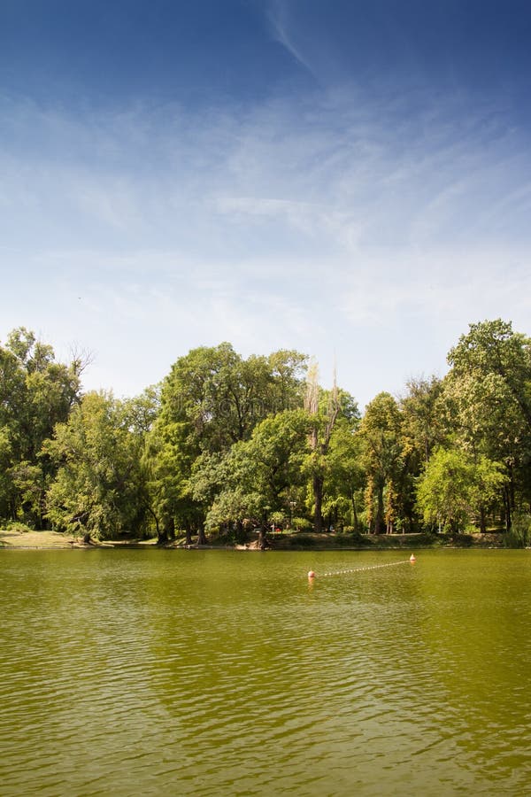 One of the Largest Parks in Bucharest Stock Image - Image of background ...