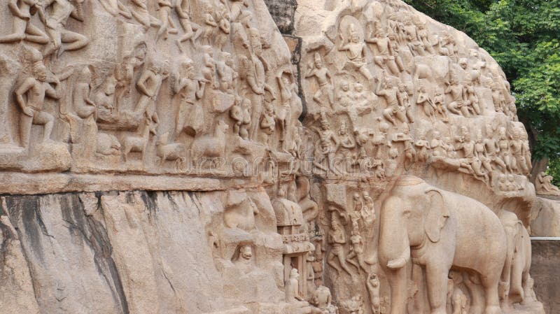 This is One of the Largest Rock Reliefs in Asia Stock Photo - Image of ...