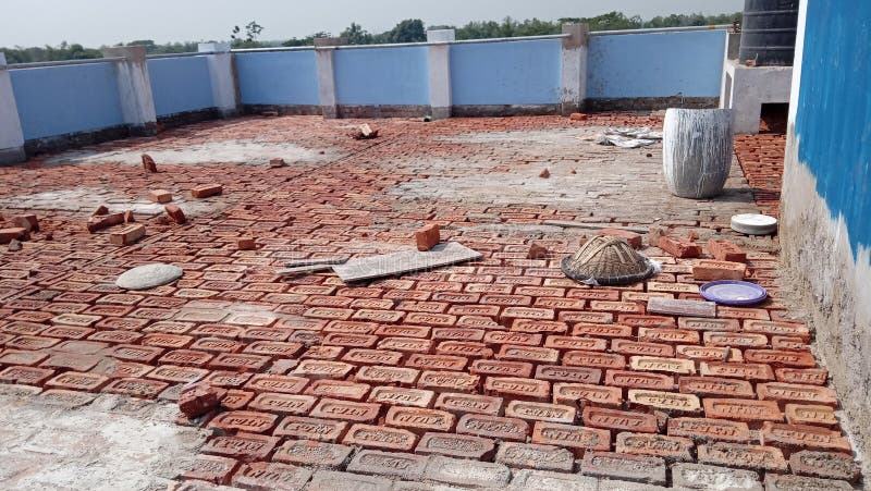 Brick soling stock photo. Image of roof, treatment, soling - 134906962