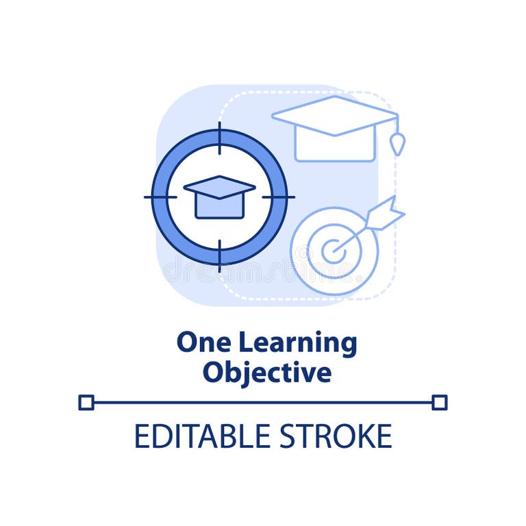 Learning Objective Icon Stock Illustrations – 715 Learning Objective ...
