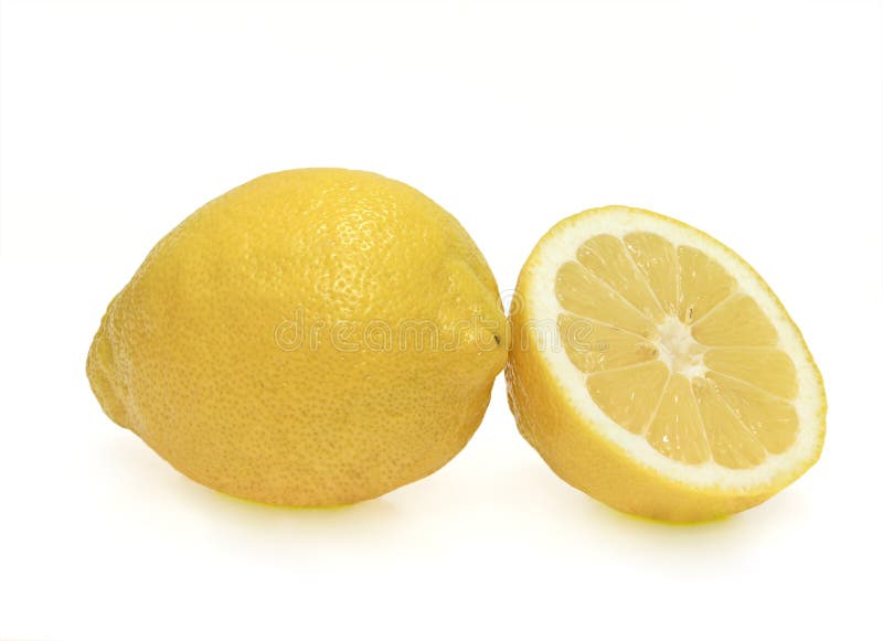 Lemon cut in half stock photo. Image of freshness, lemon - 58427144