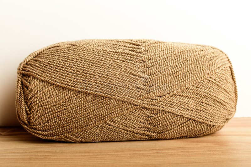 One Light Brown Knitting Wool Threads for Sewing or from Embroidery ...