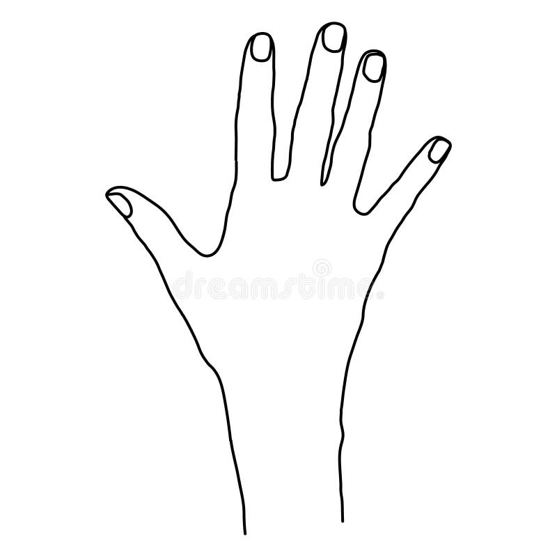 Female Hand Drawing