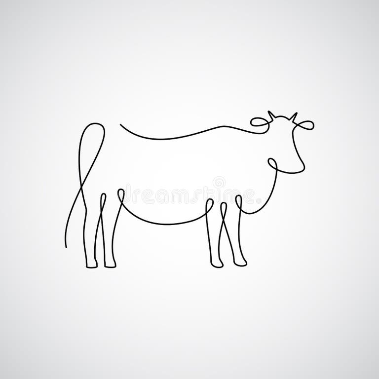Cow Line Art Stock Illustrations – 19,213 Cow Line Art Stock ...