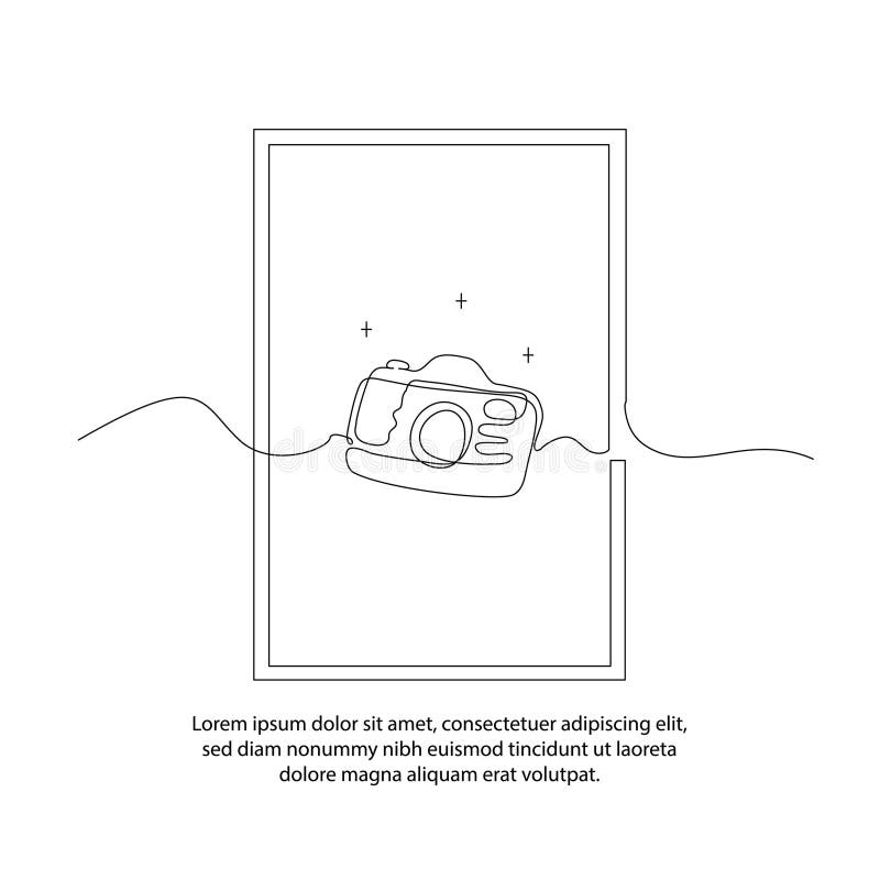 One Line Camera Stock Illustrations – 2,055 One Line Camera Stock ...