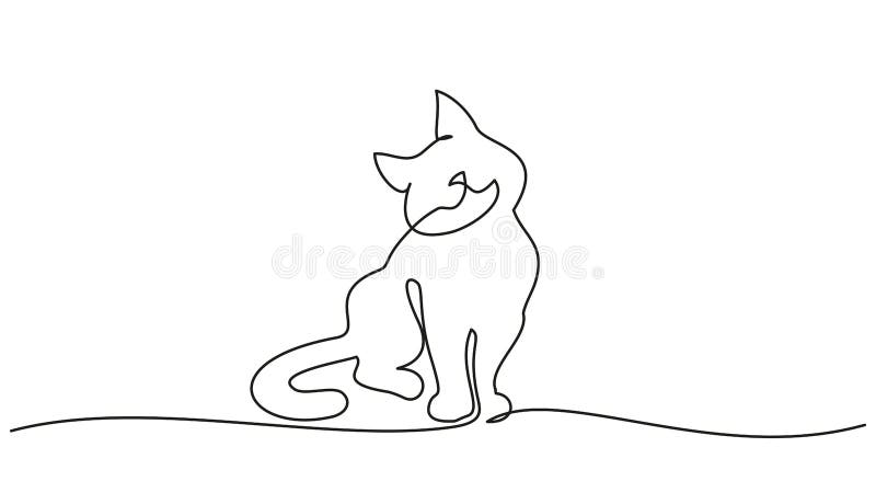Cat Curled Graphic Stock Illustrations – 237 Cat Curled Graphic Stock ...