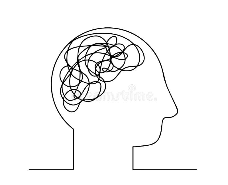 Brain Confused Line Drawing Stock Illustrations – 274 Brain Confused ...