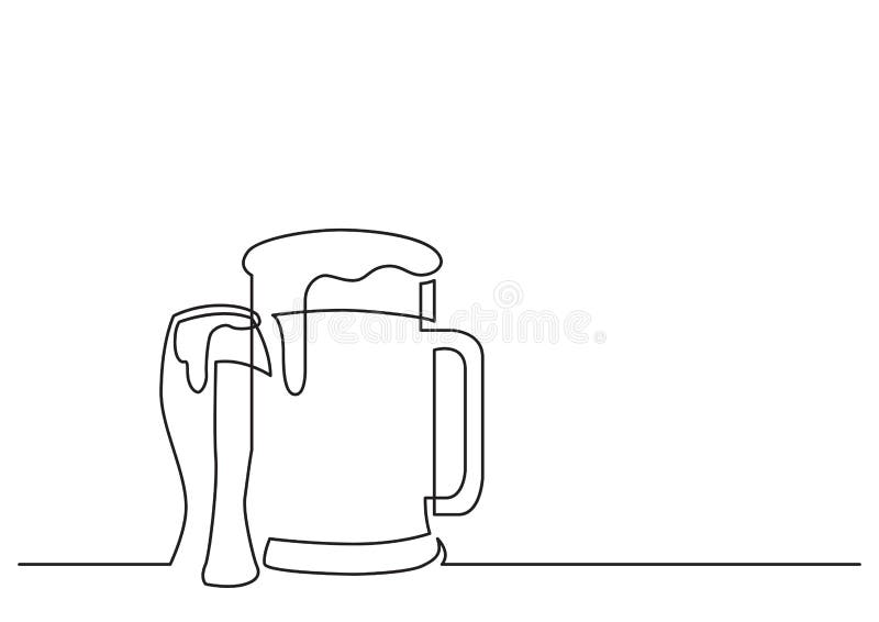 Beer Mug Line Drawing Stock Illustrations – 2,365 Beer Mug Line Drawing ...