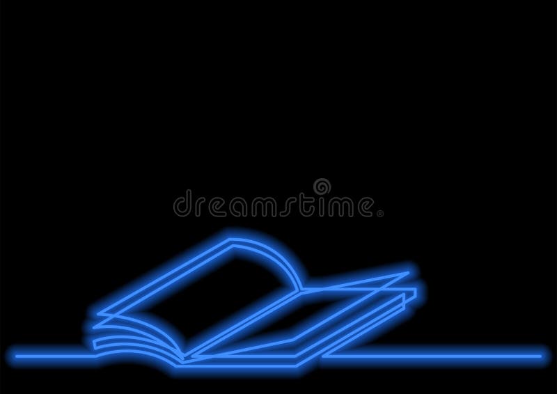 Open Book Neon Stock Illustrations – 1,788 Open Book Neon Stock ...