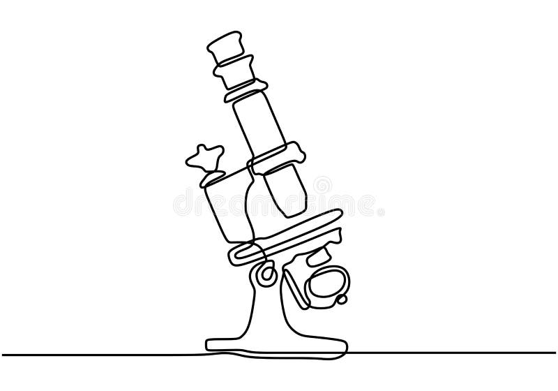 Microscope Line Drawing Stock Illustrations – 6,363 Microscope Line ...