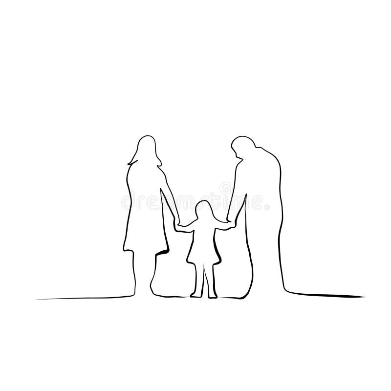 Mom Child Drawing Stock Illustrations – 15,425 Mom Child Drawing Stock ...